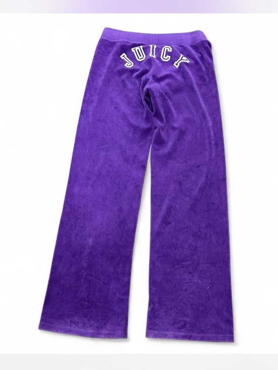 Juicy Couture | Pants & Jumpsuits | Juicy Couture Purple Velour Wideleg ...